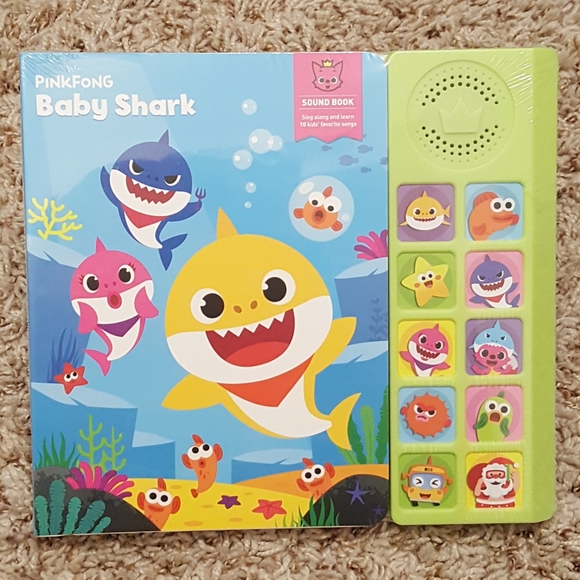 Pinkfong Baby Shark | Toys | Pinkfong Baby Shark Sing Along Book Songs ...